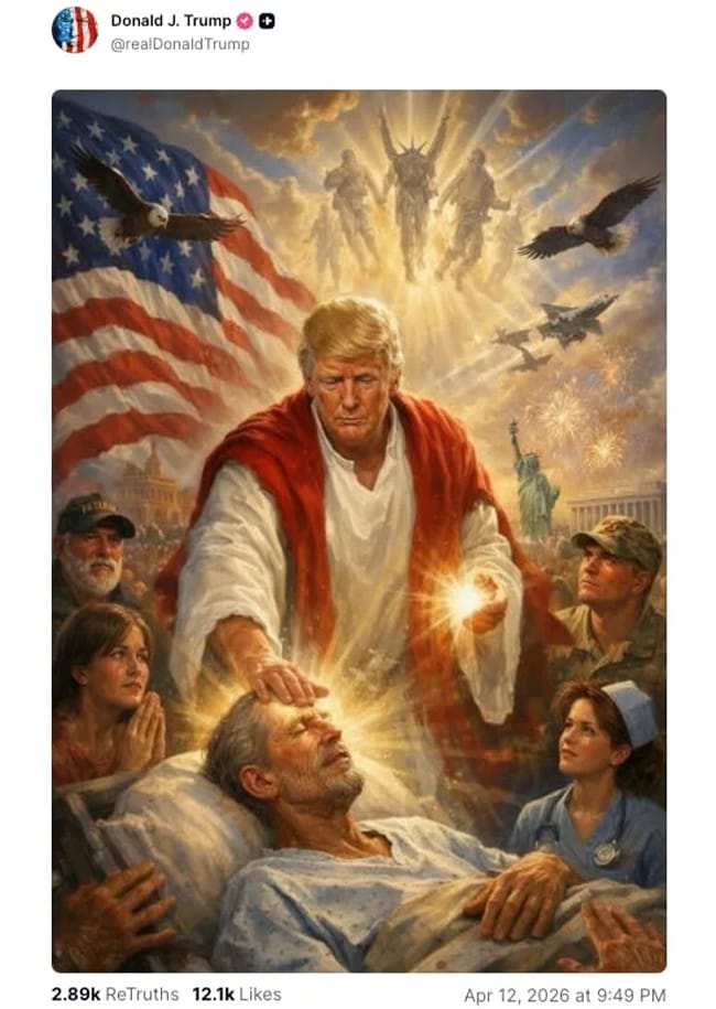 The Internet Criticizes Donald Trump As ‘Blasphemous’ & ‘Demonic’ After ...