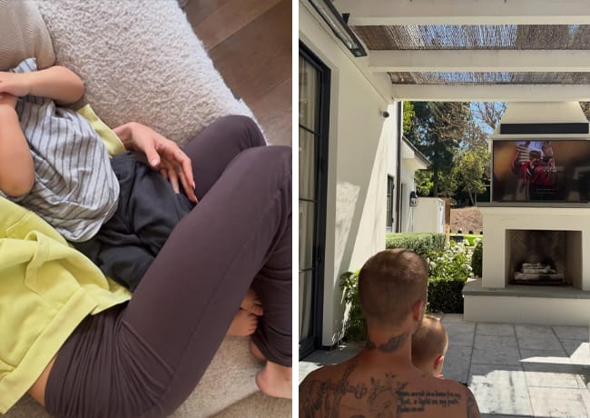 Hailey Bieber Shares Rare Photos Of Her Son With Justin Bieber In A New ...