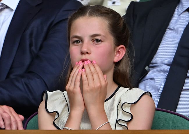 Princess Charlotte Debuts Icy Blue Nail Polish In New Family Portrait ...