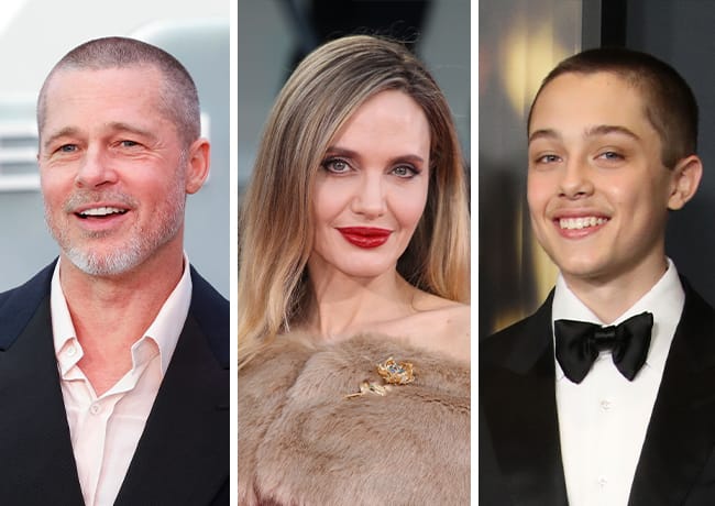 Knox Jolie Pitt 17 Wears Shorts Rocks Bleached Hair In Rare Public