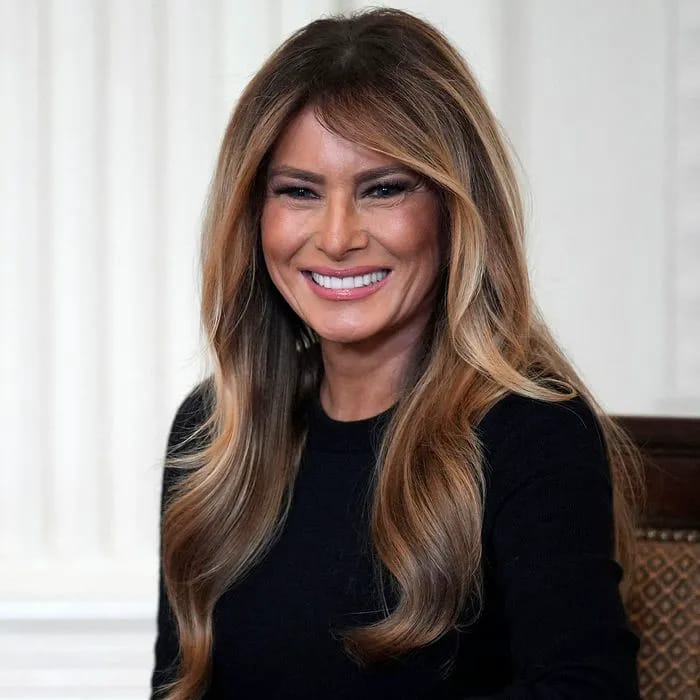 Melania Trump Wears A Black Dress & Leather Jacket At UFC 250 Event...
