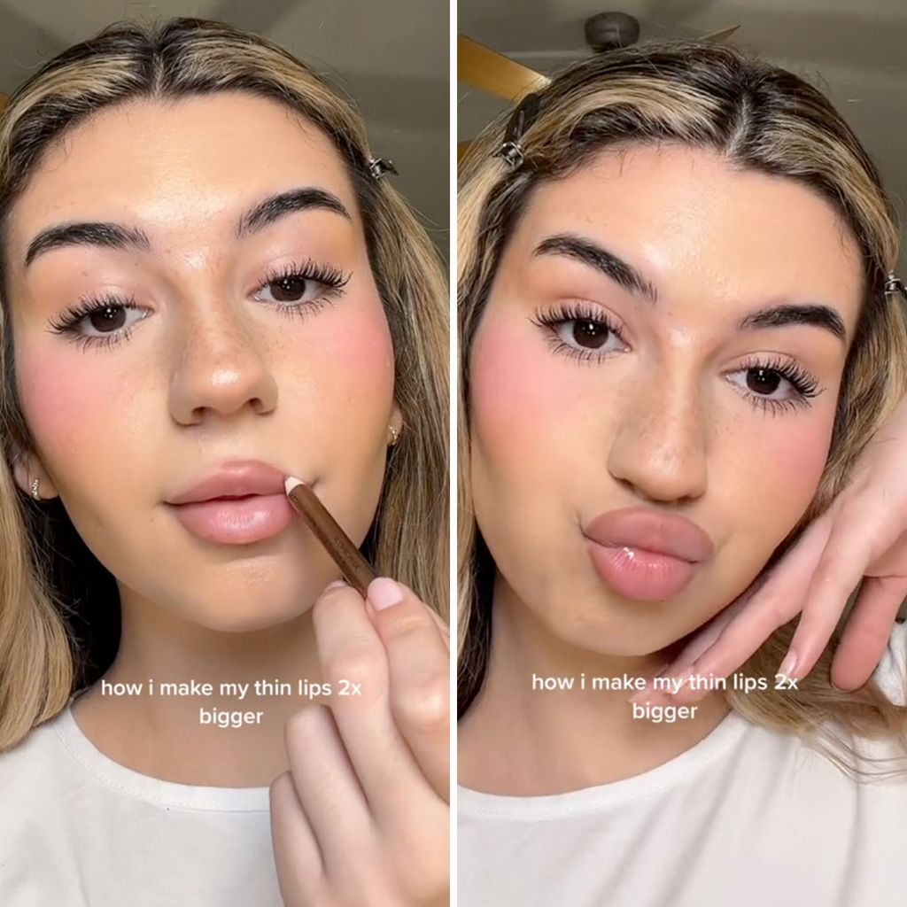 lip liner tutorial for small lips