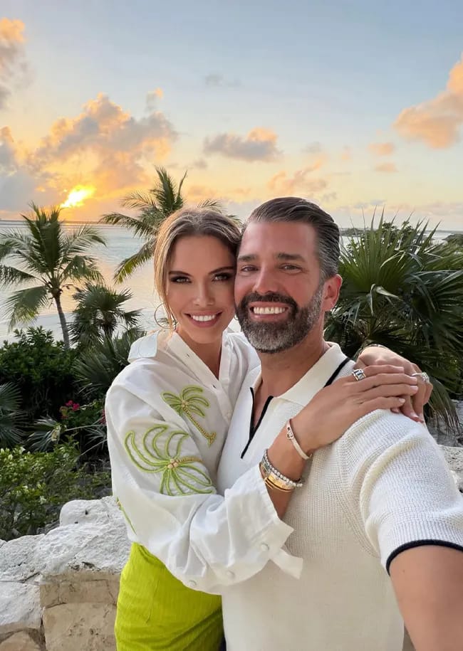 Donald Trump Jr. Flaunts His & Bettina Anderson’s Wedding Online ...