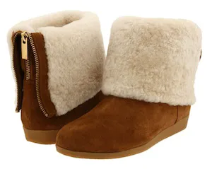 KORS Michael Kors Horwich Suede Wedge Boots - SHEfinds