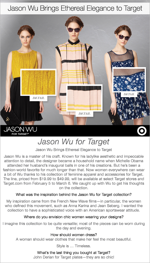 Sponsored Post | Jason Wu For Target - SHEfinds
