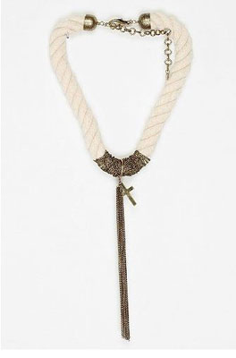 MFP for Urban Outfitters Rhinestone-Wrapped Necklace - SHEfinds