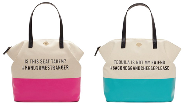 Kate Spade Totes | Kate Spade Hashtag Totes | Hashtag Totes - SHEfinds