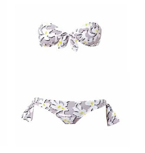 DVF x Roxy Clover Neon Peach Bikini - SHEfinds