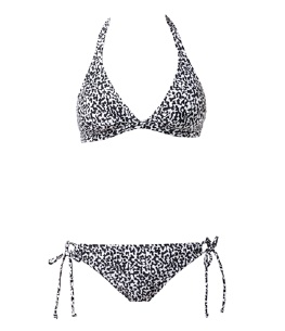 DVF x Roxy Clover Neon Peach Bikini - SHEfinds