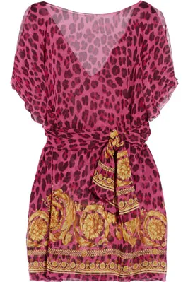 Versace Swim Leopard Print One Piece Swimsuit - SHEfinds