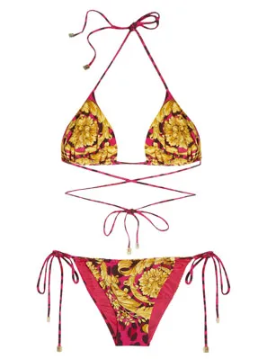 Versace Swim Leopard Print One Piece Swimsuit - SHEfinds