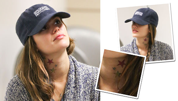 Rachel Bilson Tattoos | Rachel Bilson Neck Tattoos - SHEfinds