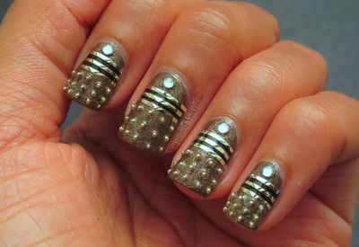 Dalek Inspired Nails - SHEfinds