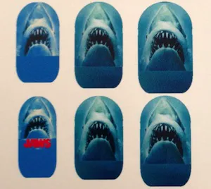 Jaws Movie Nail Art - SHEfinds