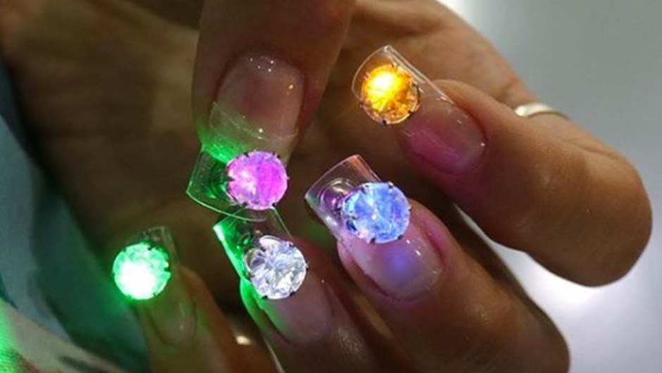 LED Nails Are A Thing, And IDK How To Feel About It - SHEfinds