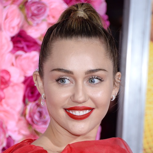 Miley Cyrus Red Lipstick