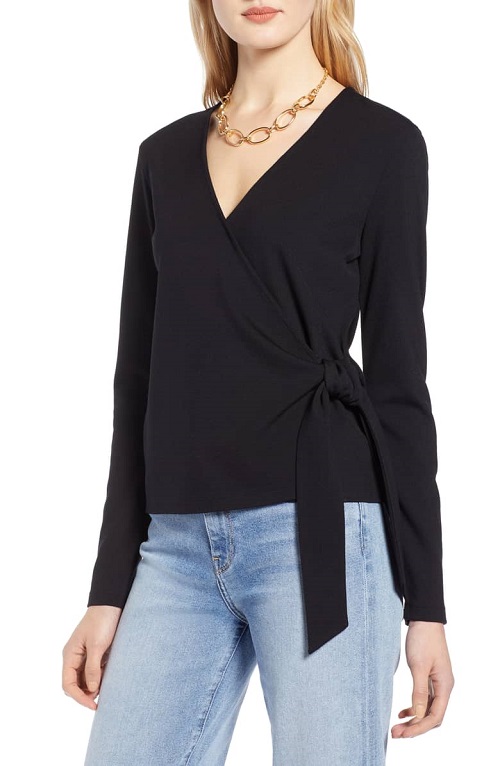 Every Woman Should Own This $29 Wrap Top–It Makes Your Waist Look ...