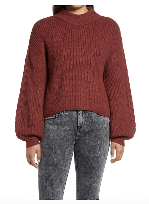 This Balloon Sleeve Sweater Will Give Your Winter Wardrobe A Serious ...