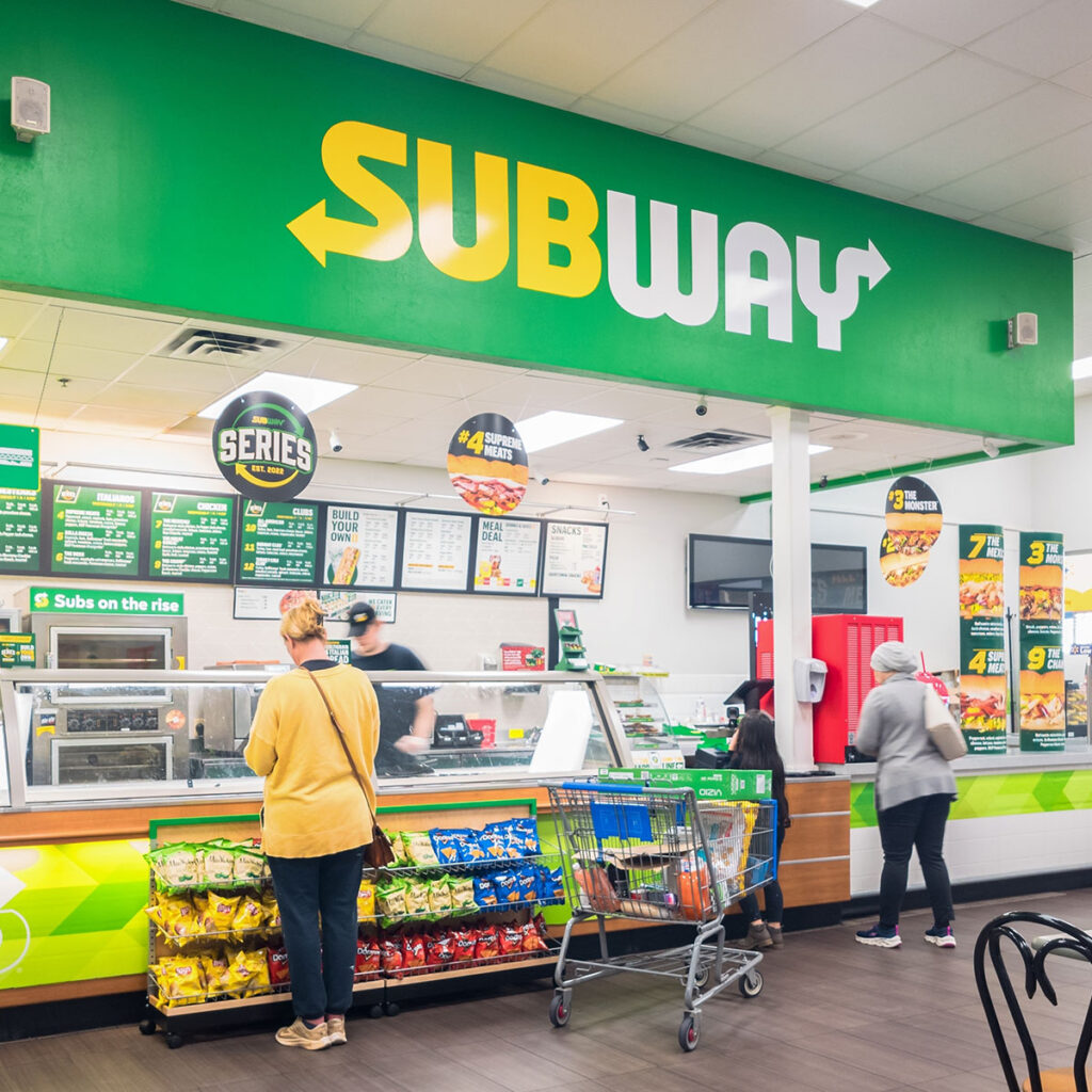 Subway Restaurant Inside Subway Restaurant Inside