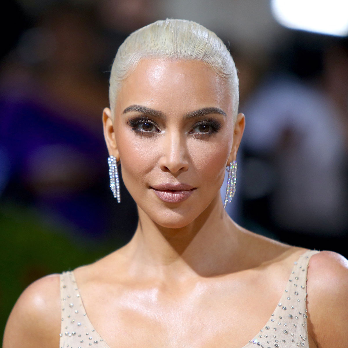 Kim Kardashian Smolders In A Teal Bikini For Latest SKIMS Photoshoot ...