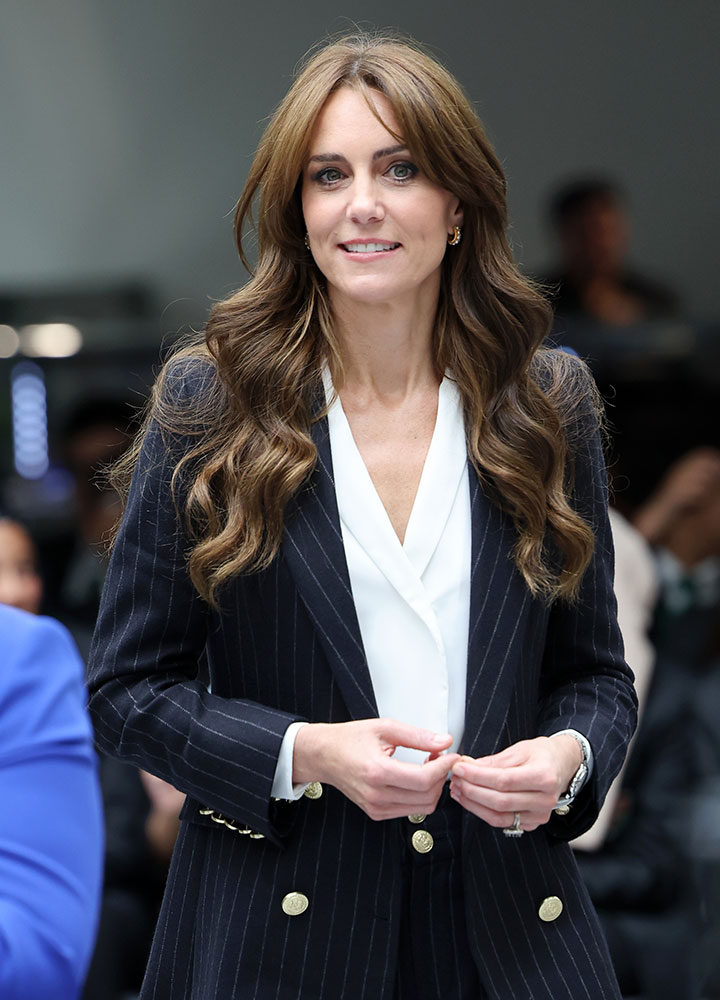 Kate Middleton Shows Off New Curly Hairstyle During Visit To Cardiff To ...