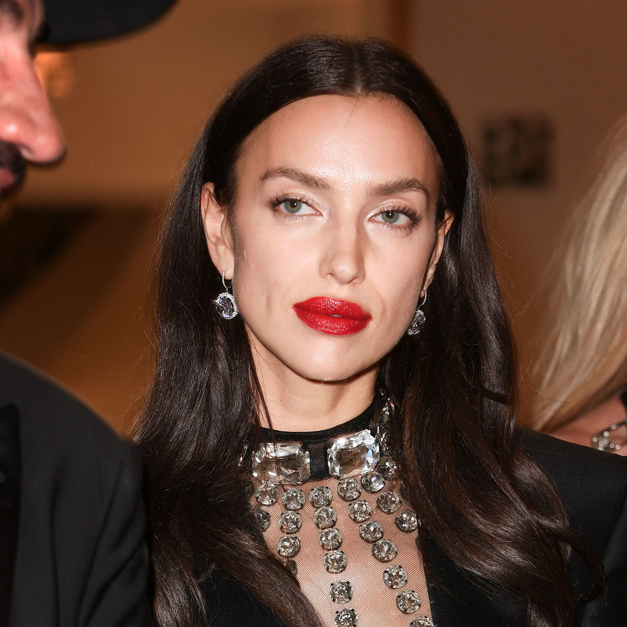 Irina Shayk Stuns In A Sparkling Sheer Mini Dress At Art Basel As She Rekindles Romance With Tom ...
