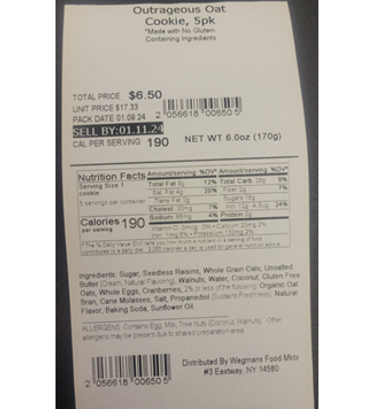 These Popular Wegmans Cookies Were Just Recalled In 9 States For ...