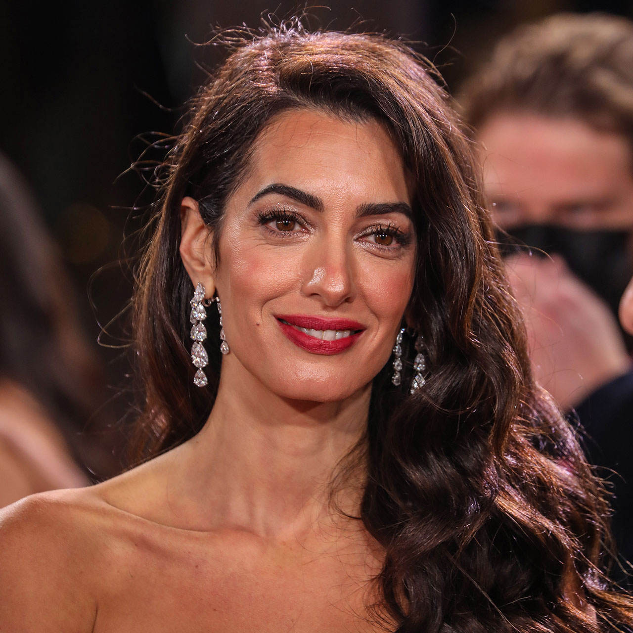 Amal Clooney Flashes Her Long Legs In A Yellow Mini Dress While On A Romantic Stroll With George ...