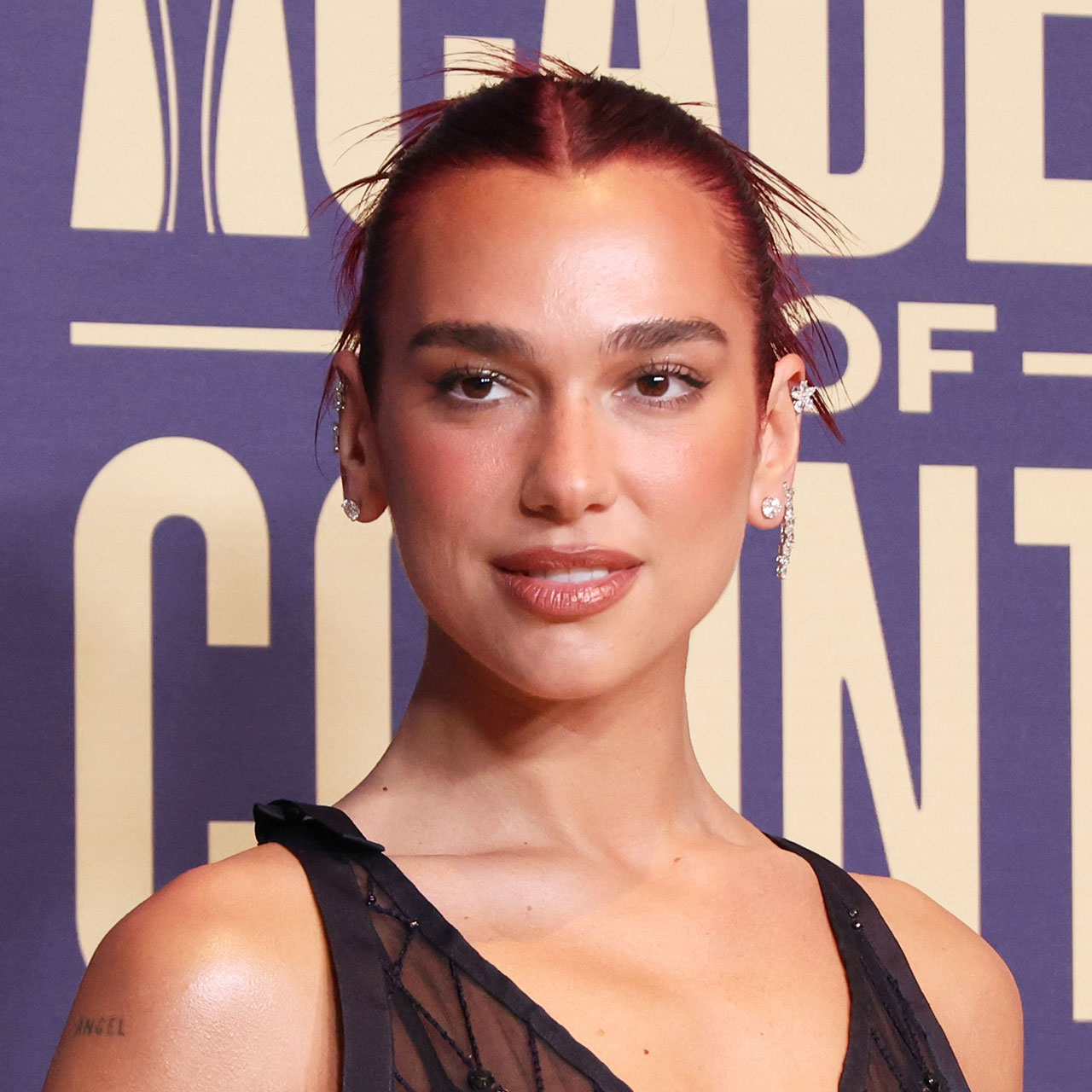 Dua Lipa Stuns At The ACM Awards In A Curve-Hugging Black Sheer Gown ...