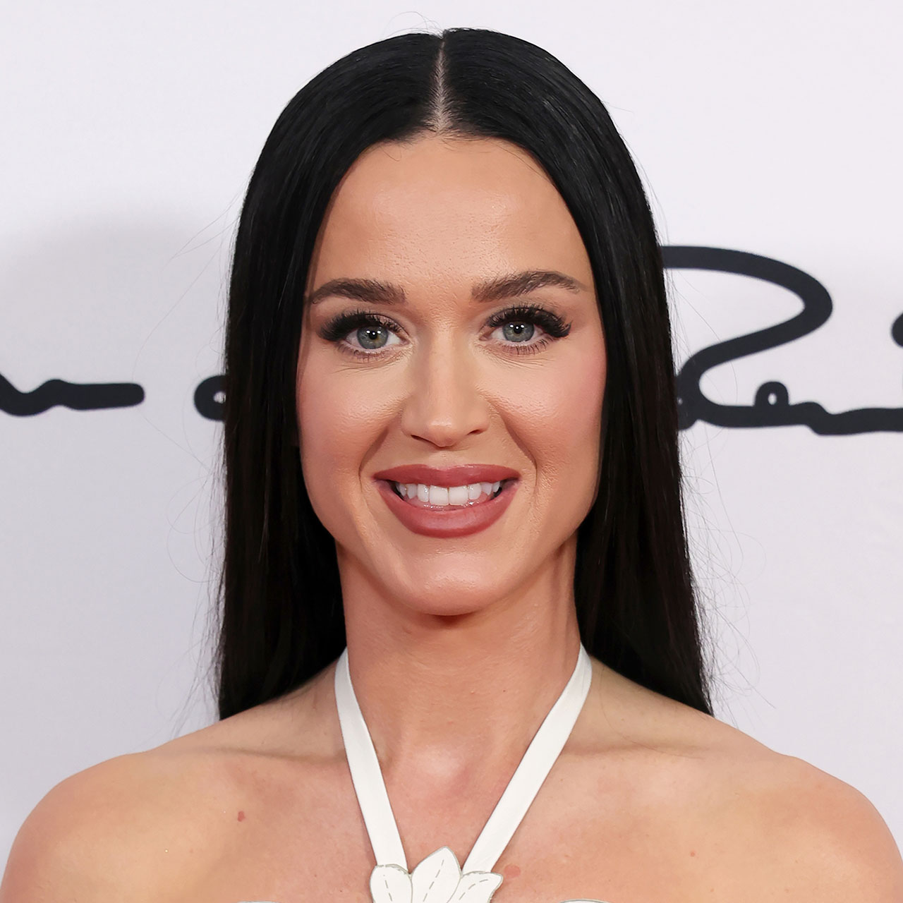 Katy Perry Is A Vision In A Floral Halter Dress Alongside Her Parents ...