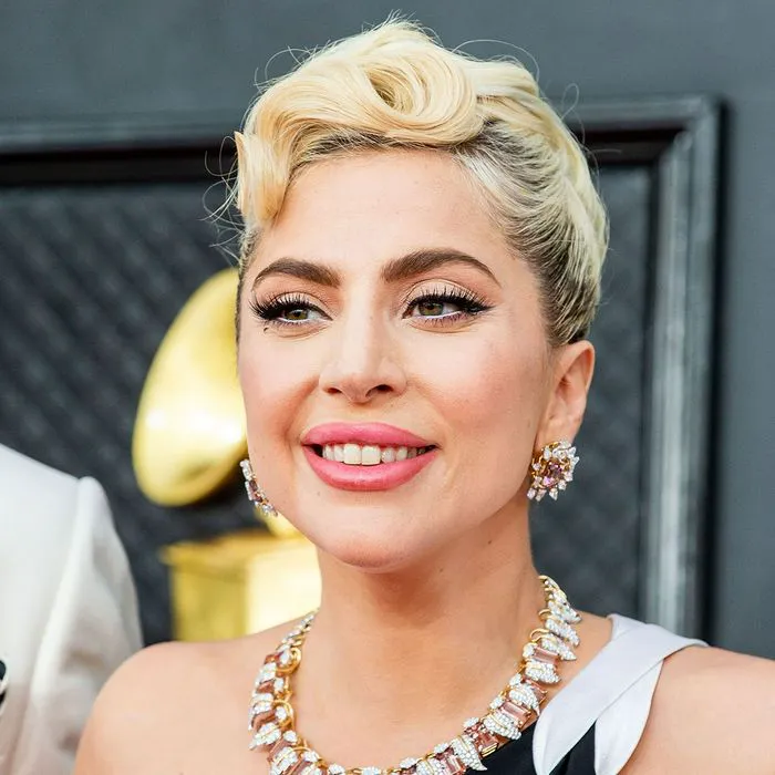 Lady Gaga Dazzles On Stage In A Figure-Hugging Sequin Gown And A ...