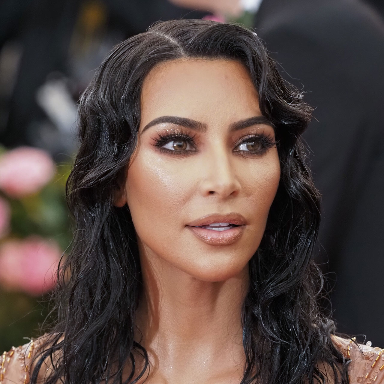 Kim K No Makeup