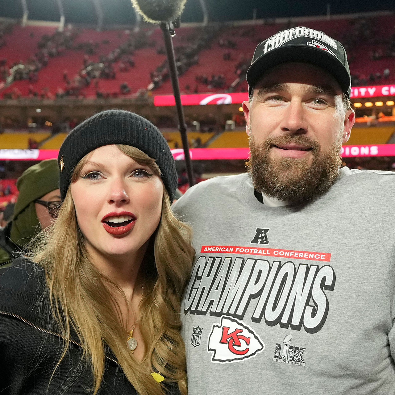 Taylor Swift Fans ‘Can’t Get Over’ New Clip Showing Travis Kelce Getting Handsy After His Bills ...