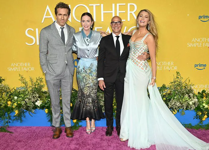 Emily Blunt Stuns In A Garden-Print Skirt Set At Film Premiere - SHEfinds